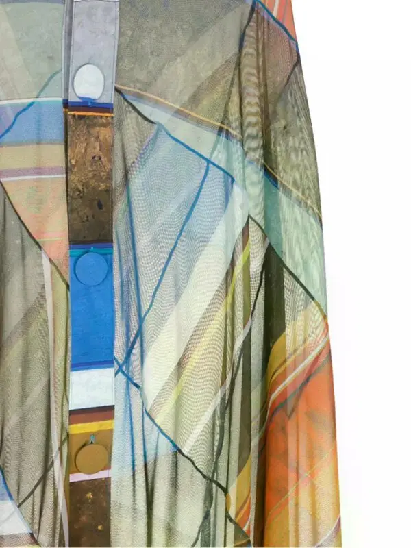 AMIR SLAMA Silk Long Skirt