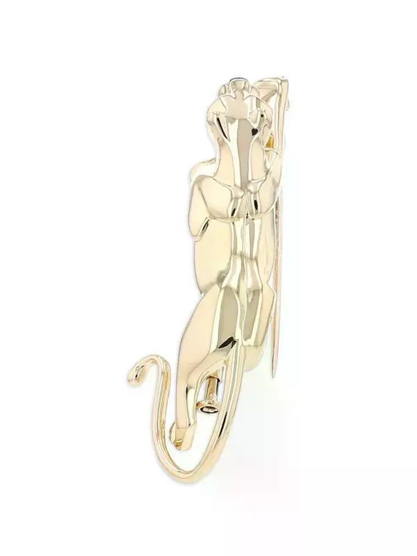Cartier 1991 Panthère Emerald And Onyx Brooch