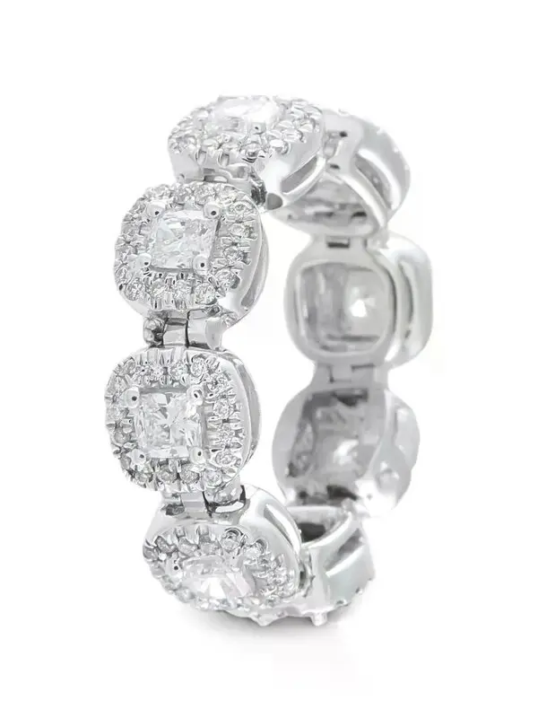 LB EXCLUSIVE Diamond Halo Ring - Silver