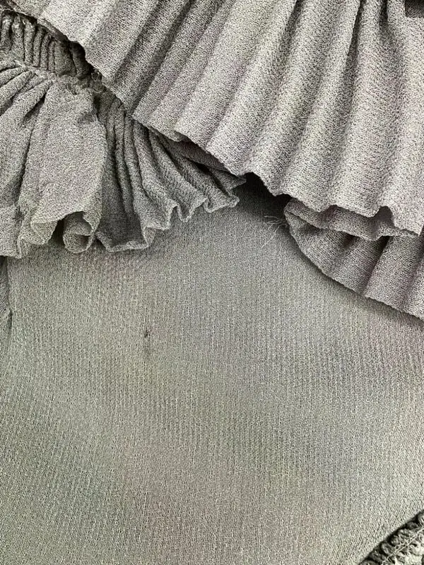 Burberry Ruffled Silk Dress
