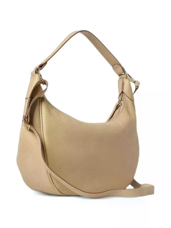 SKYTOS Luna Leather Shoulder Bag - Neutrals