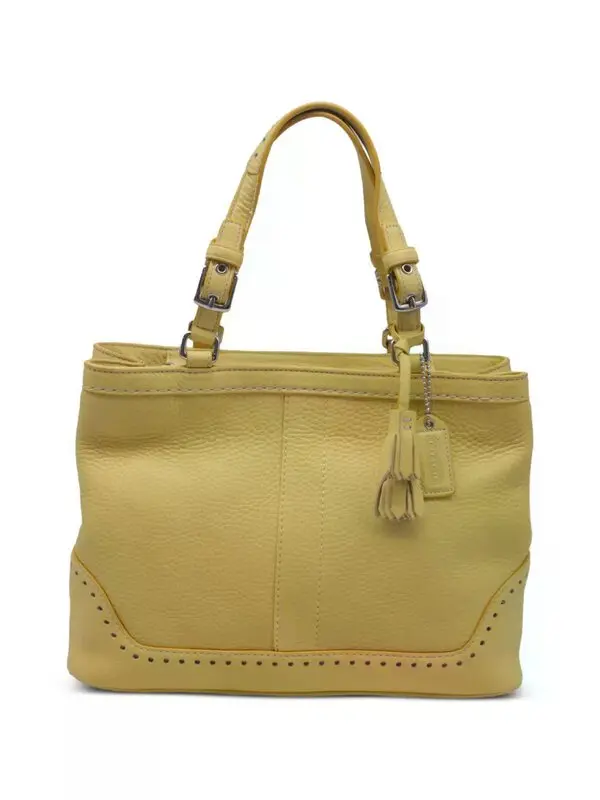 COACH VINTAGE Hampton Tasseled Handbag