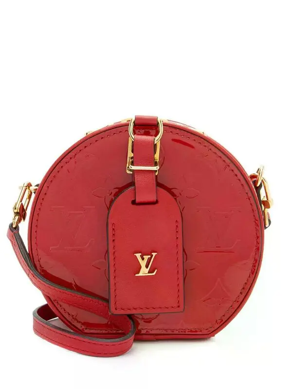 LOUIS VUITTON 2019 Monogram Vernis Boite Chapeau Shoulder Bag