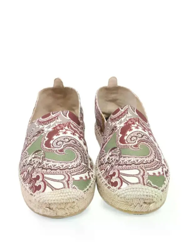 Etro Paisley-print Espadrilles - Red