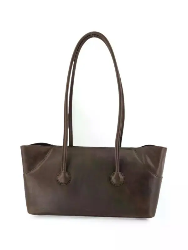MARGESHERWOOD Boat Leather Shoulder Bag - Brown