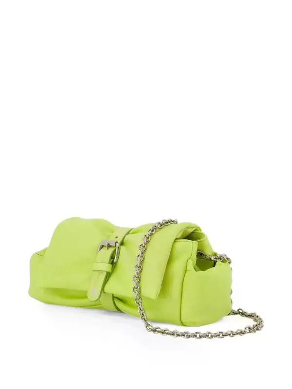 VIVIENNE WESTWOOD Leather Clutch Bag - Green