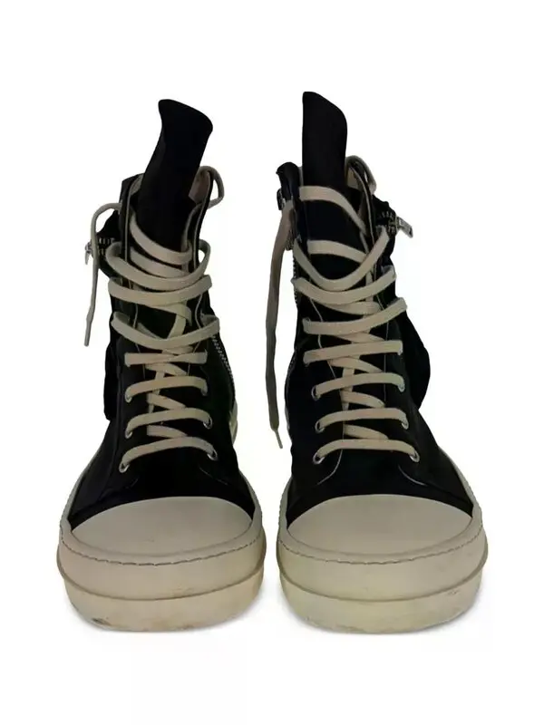 Rick Owens Zip-pocket High-top Sneakers
