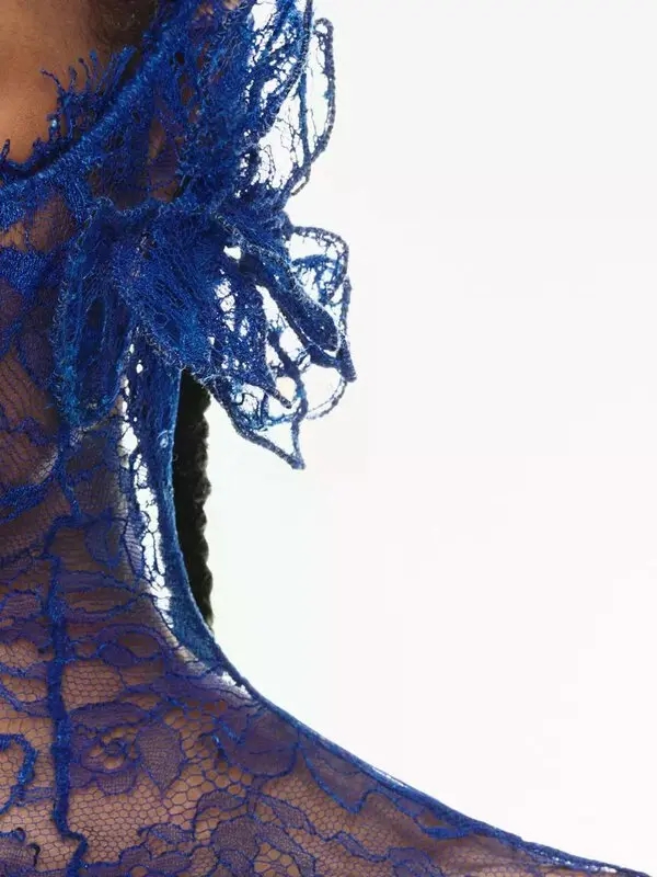 Off-White Floral-lace Glove-sleeve Body