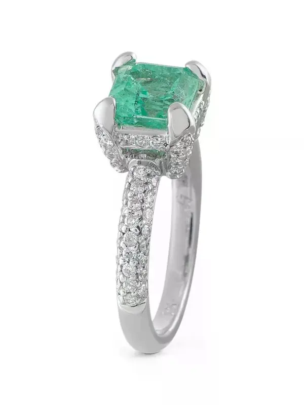 LB EXCLUSIVE Emerald And Diamond Ring