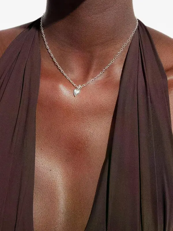 YOJ Heart Shaped Pendant Necklace