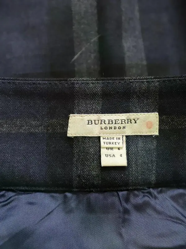 Burberry Tartan Wrap-style Skirt