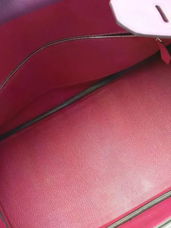 Hermès 35 Birkin Leather Handbag - Purple