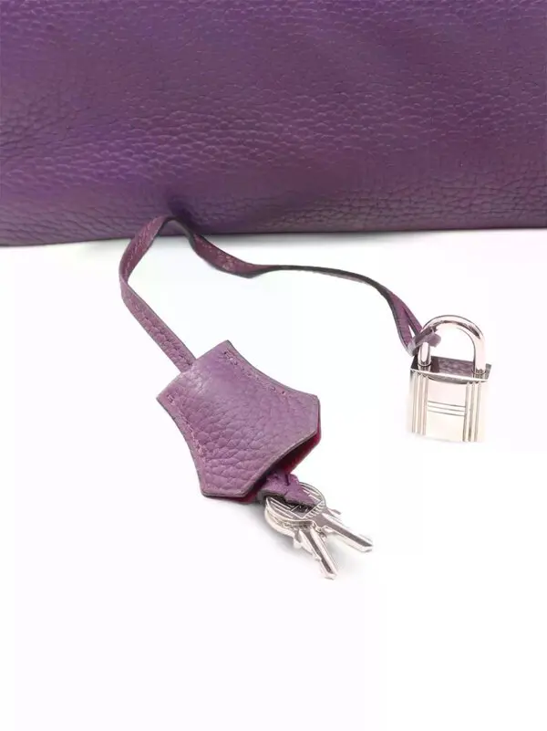 Hermès 35 Birkin Leather Handbag - Purple