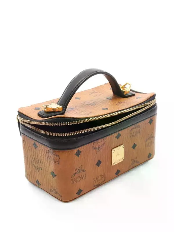 Mcm 2010s Visetos Monogram-pattern Tote Bag