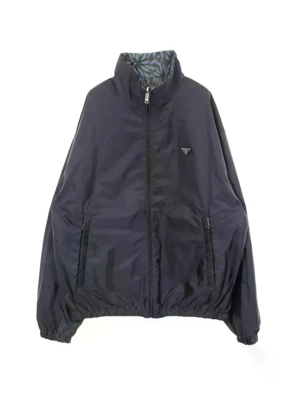 Prada 2010s Re-nylon Reversible Jacket - Blue