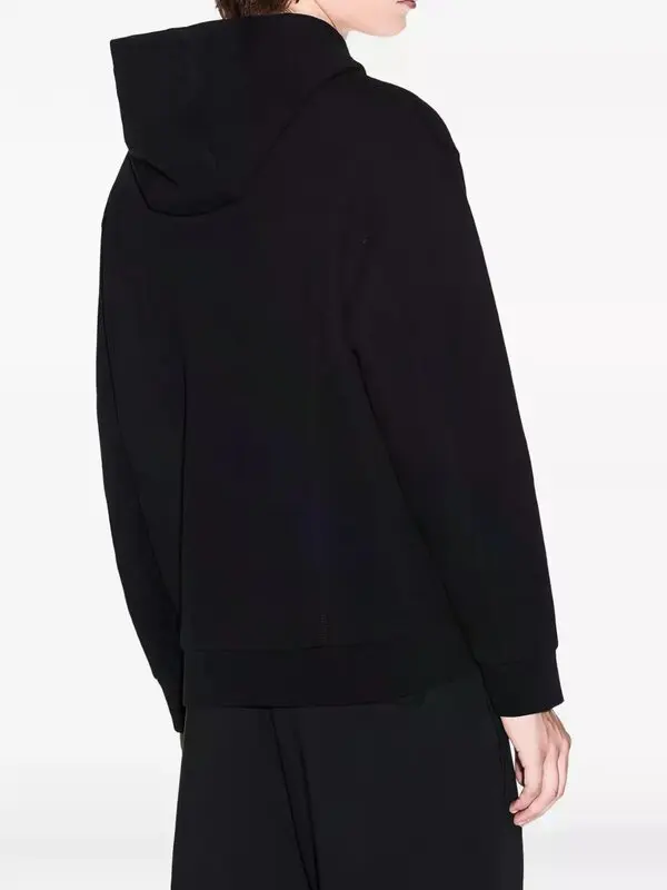 Armani Exchange Zip-up Pocket-detail Hoodie