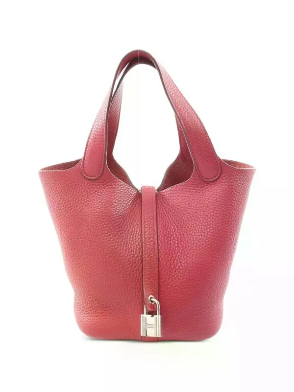 Hermès 2015 Picotin Lock Pm Tote Bag - Red