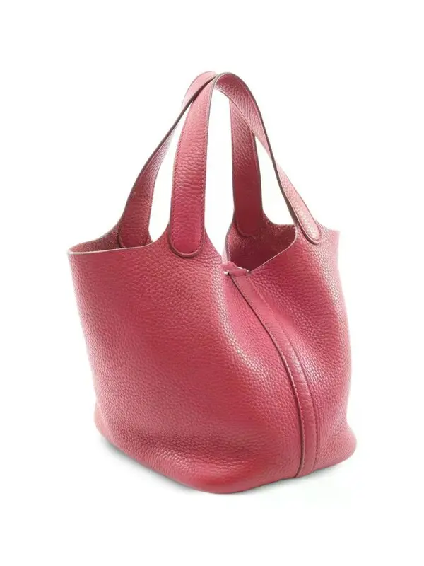 Hermès 2015 Picotin Lock Pm Tote Bag - Red