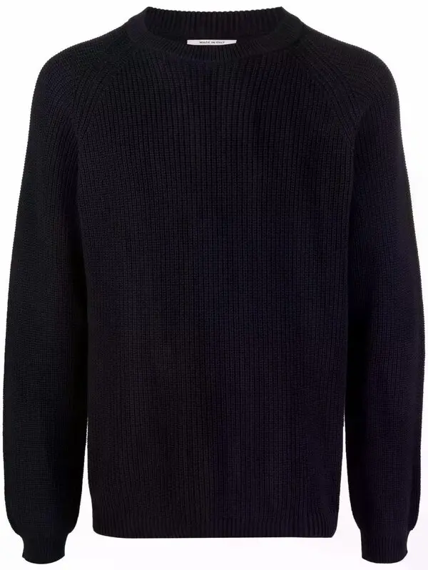 Woolrich Ribbed-knit Crew-neck Jumper - Blue