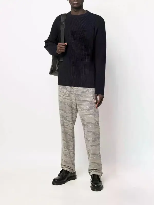 Woolrich Ribbed-knit Crew-neck Jumper