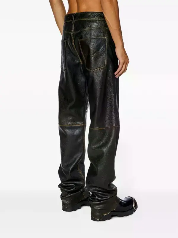 DIESEL® P-kooman Leather Trousers