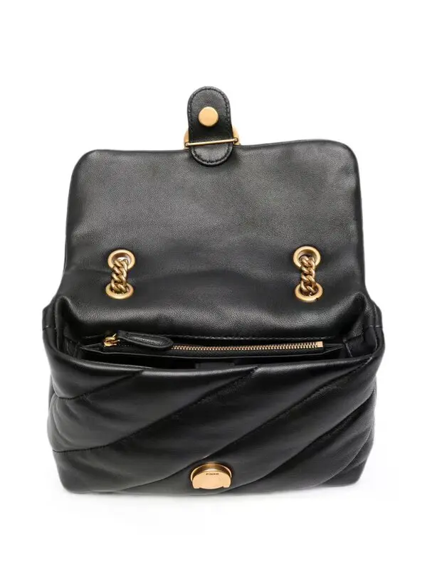 Pinko Love Birds Quilted Shoulder Bag