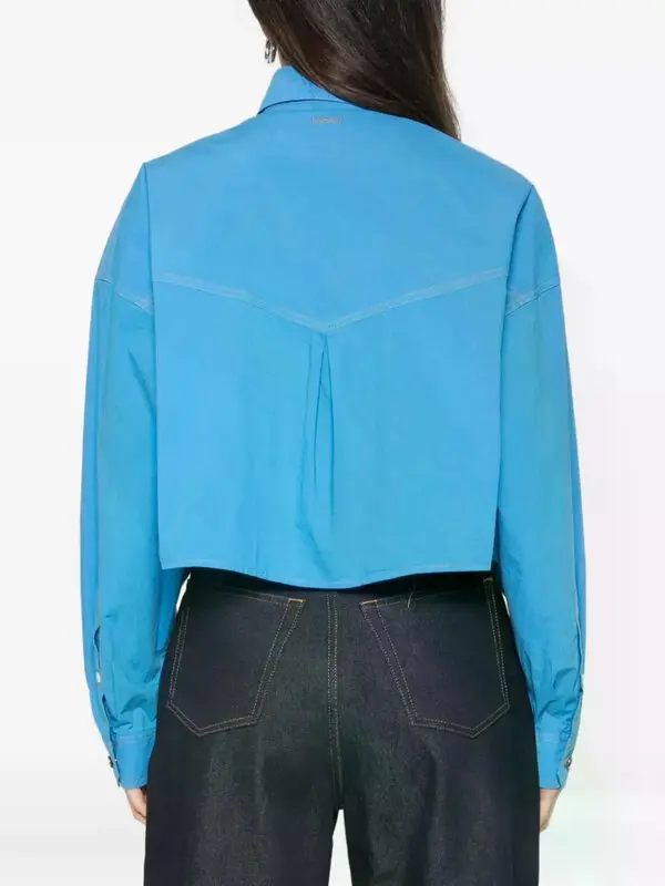 Versace Pointed-toe Cropped Jacket