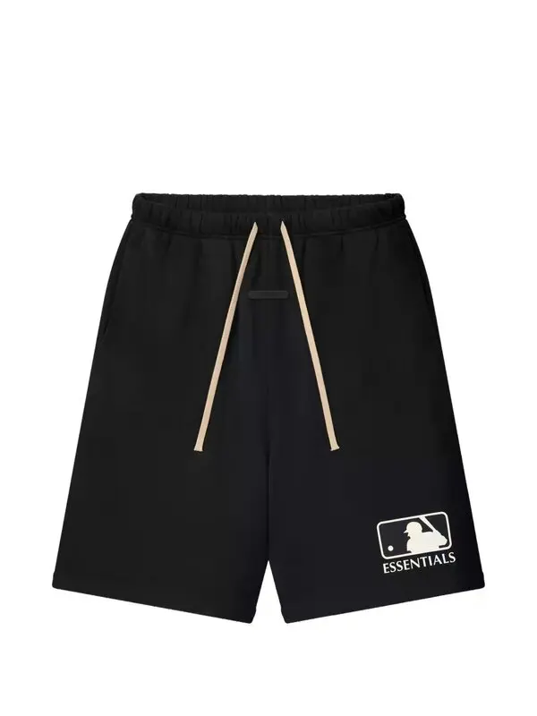Fear Of God Mlb Logo-print Shorts - Black