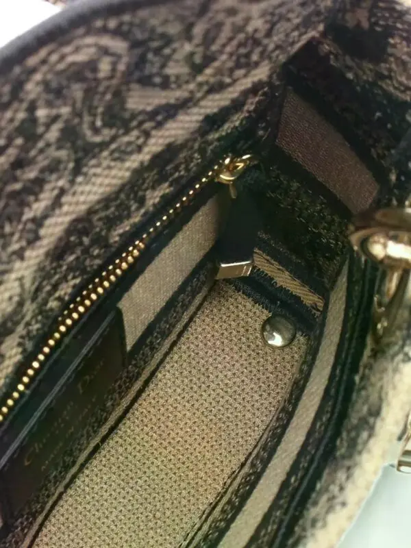 Dior 2000s Mini Lady D-lite Two-way Handbag - Neutrals