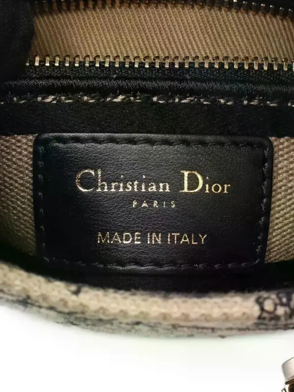 Dior 2000s Mini Lady D-lite Two-way Handbag - Neutrals