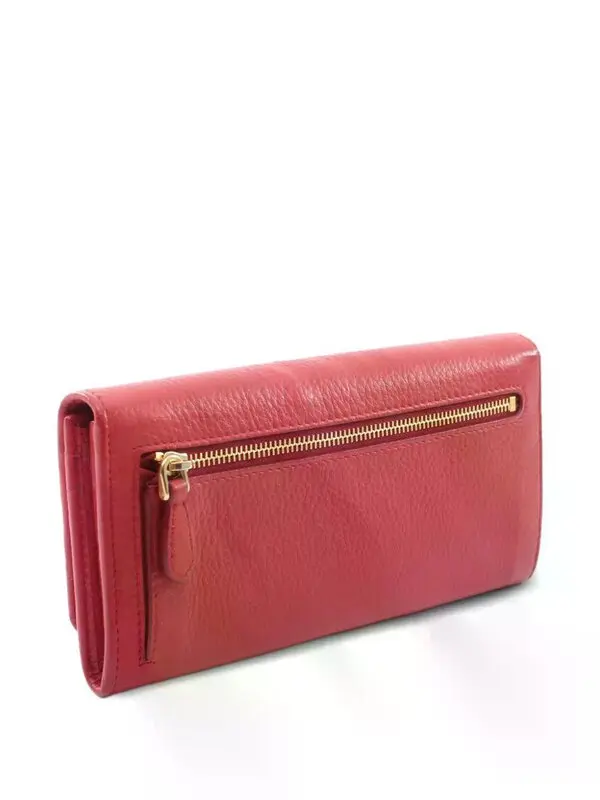 Prada 2000s Bi-fold Wallet - Red