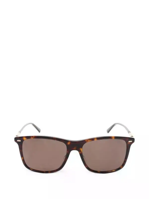 Gucci Tortoiseshell-effect Square-frame Sunglasses - Brown