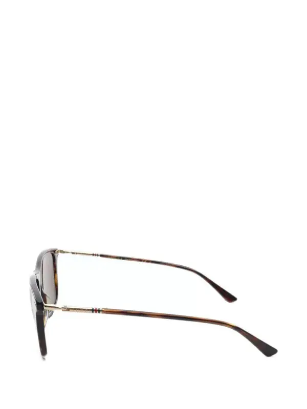 Gucci Tortoiseshell-effect Square-frame Sunglasses