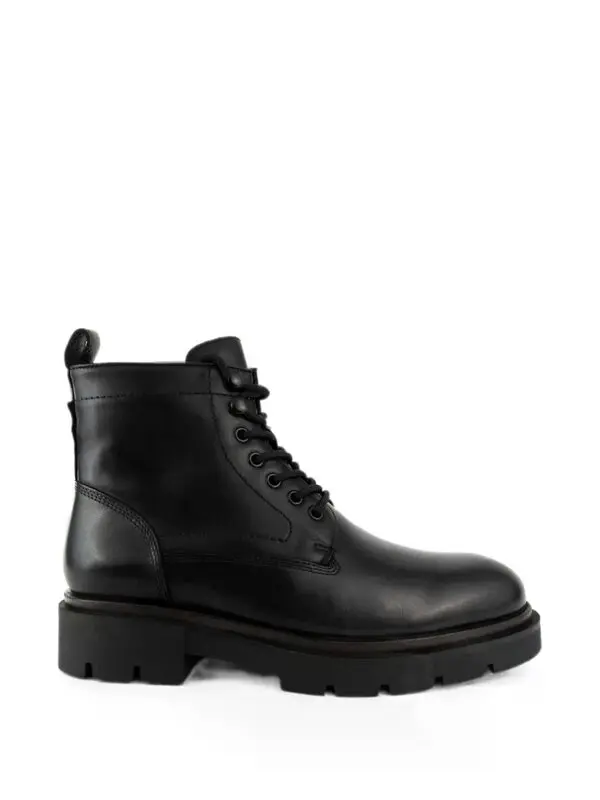 SERGIO MORETTI FIRENZE Lace-up Ankle Boots - Black