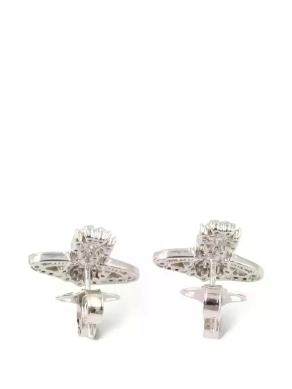 VIVIENNE WESTWOOD Tone Orb Crystal-embellished Stud Earrings