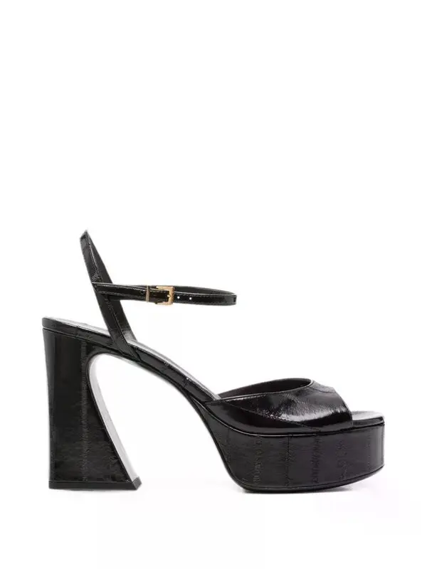 Fendi Arco Ankle-strap Sandals - Brown