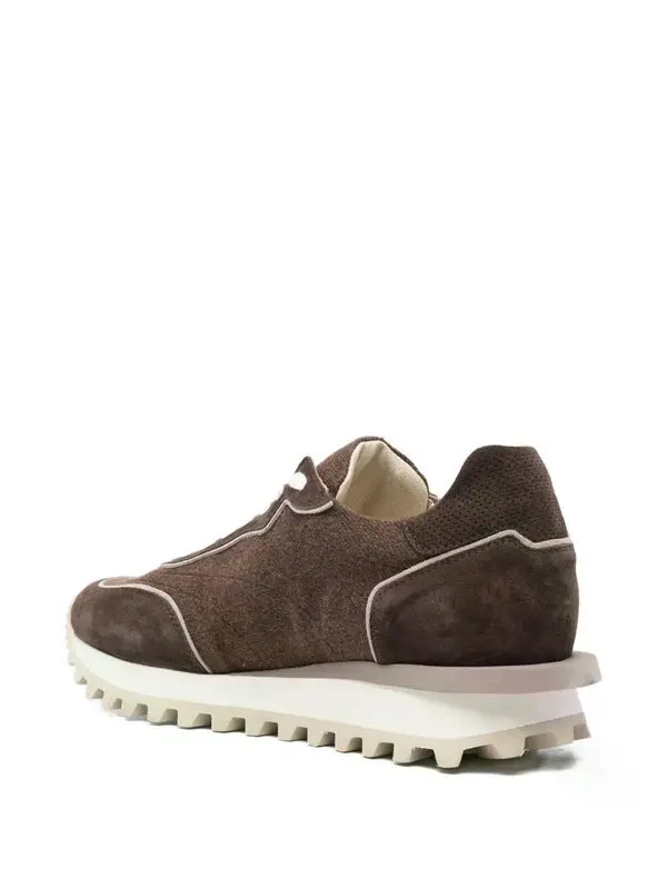 Eleventy Panelled Chunky-sole Sneakers