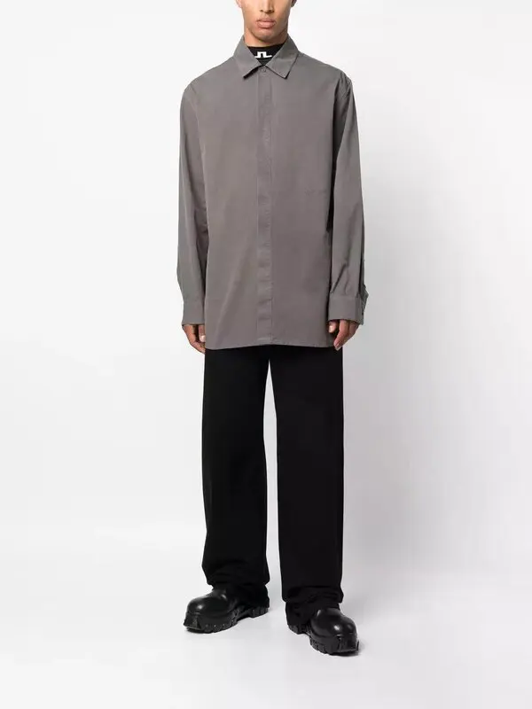 Off-White Embroidered-logo Oversized-cut Shirt