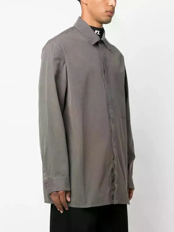 Off-White Embroidered-logo Oversized-cut Shirt