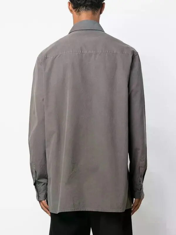 Off-White Embroidered-logo Oversized-cut Shirt