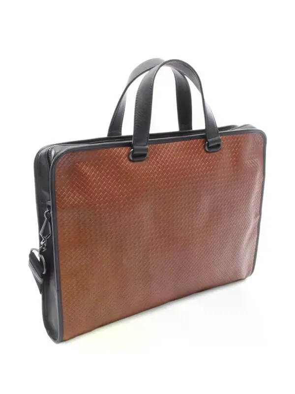 Bottega Veneta 2010s Intrecciato Two-way Briefcase