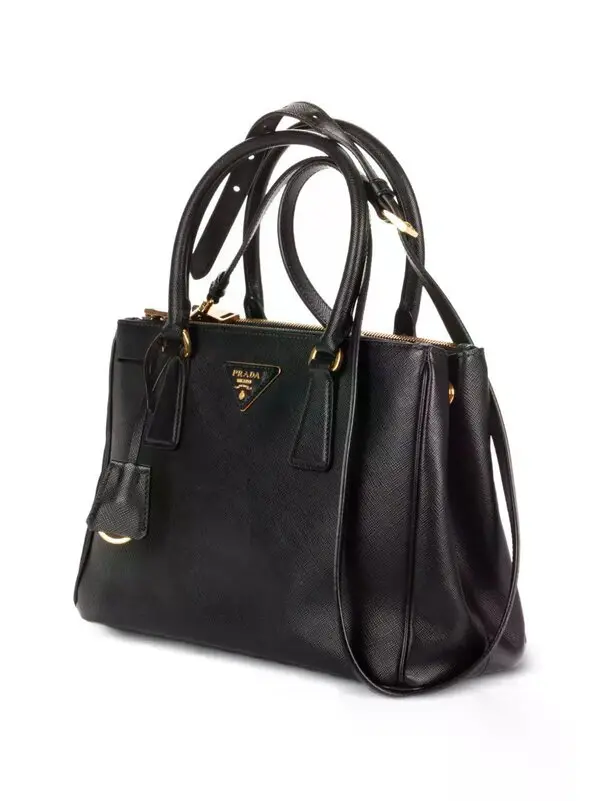 Prada Small Galleria Double-zip Tote Bag - Black