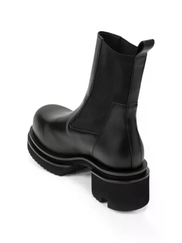 Rick Owens Beatle Gabe Leather Chelsea Boots - Black