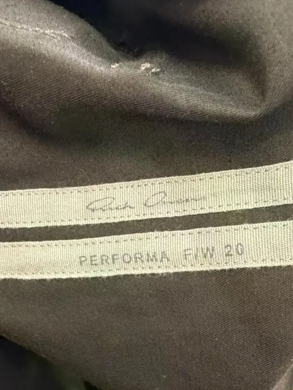 Rick Owens Zipped Cargo Pants