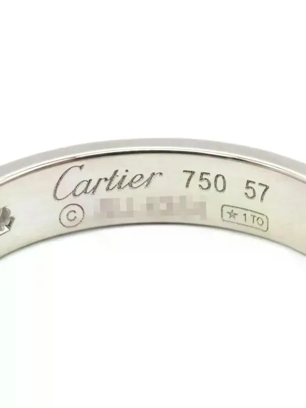 Cartier 18kt White Gold Diamond Love Ring