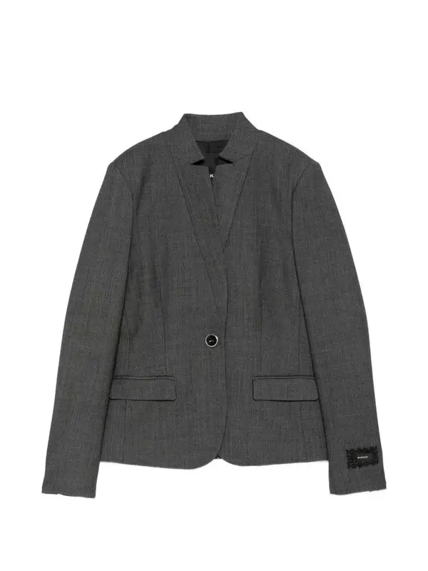 Pinko Single-breasted Jacket - Grey