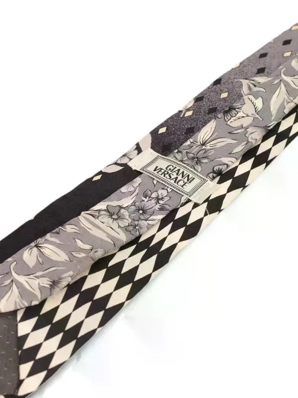 Versace Floral-print Tie