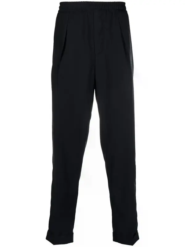 Woolrich Elasticated Waistband Slim-cut Trousers - Blue