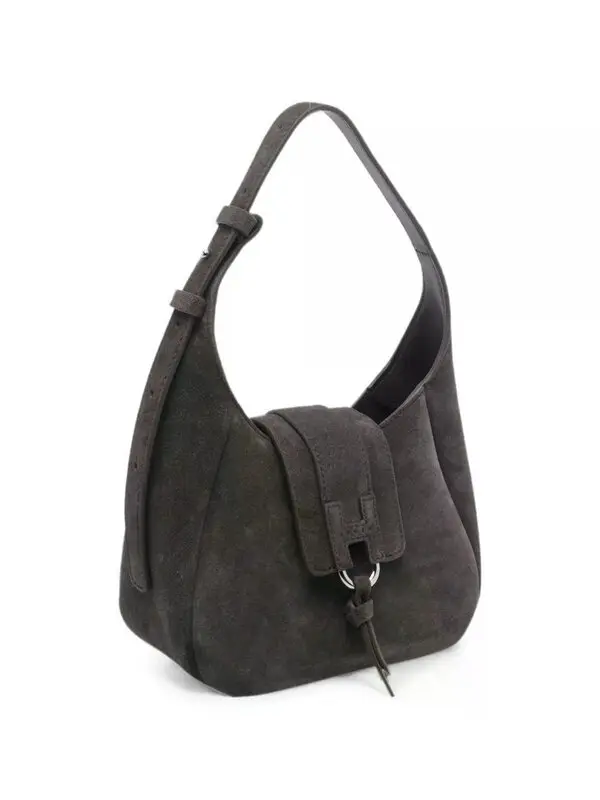 Hogan Suede Leather Shoulder Bag