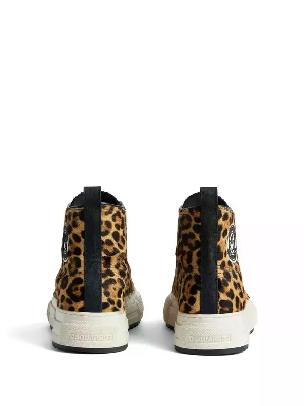 Dsquared2 Leopard-print High-top Sneakers